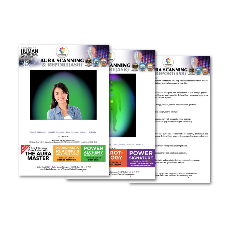 Aura Scanning 22-page Report | The Aura Chakra Company